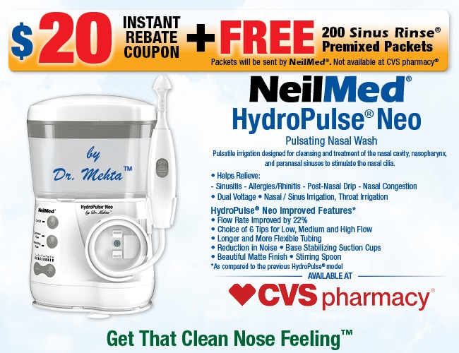 HydroPulse Neo at CVS - NeilMed Pharmaceuticals Inc